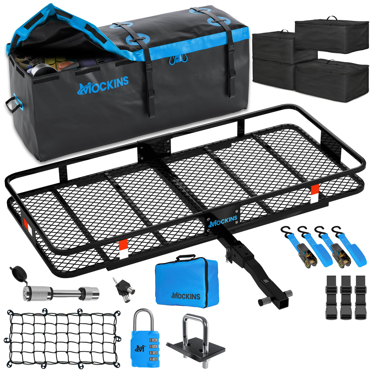 Heavy Duty Hitch Mount Cargo Carrier Sets | Mockins USA