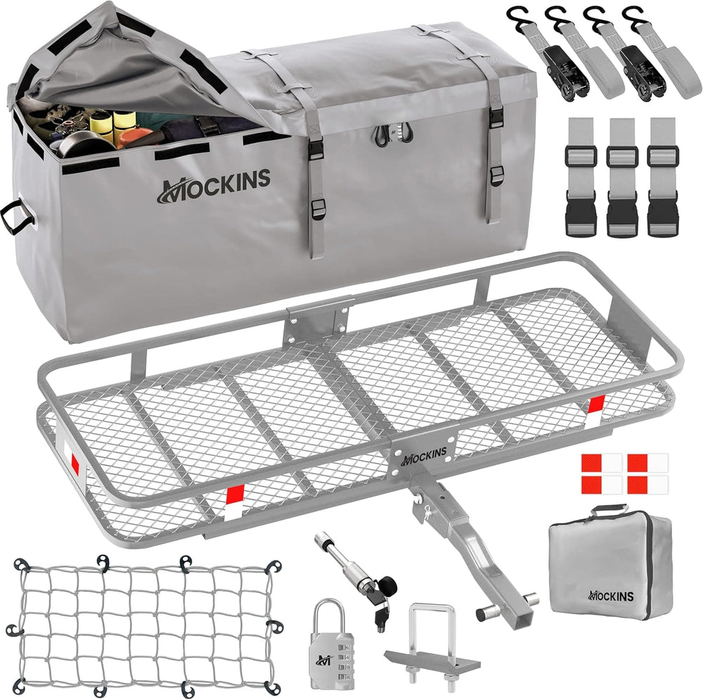 Heavy Duty Hitch Mount Cargo Carrier Sets | Mockins USA