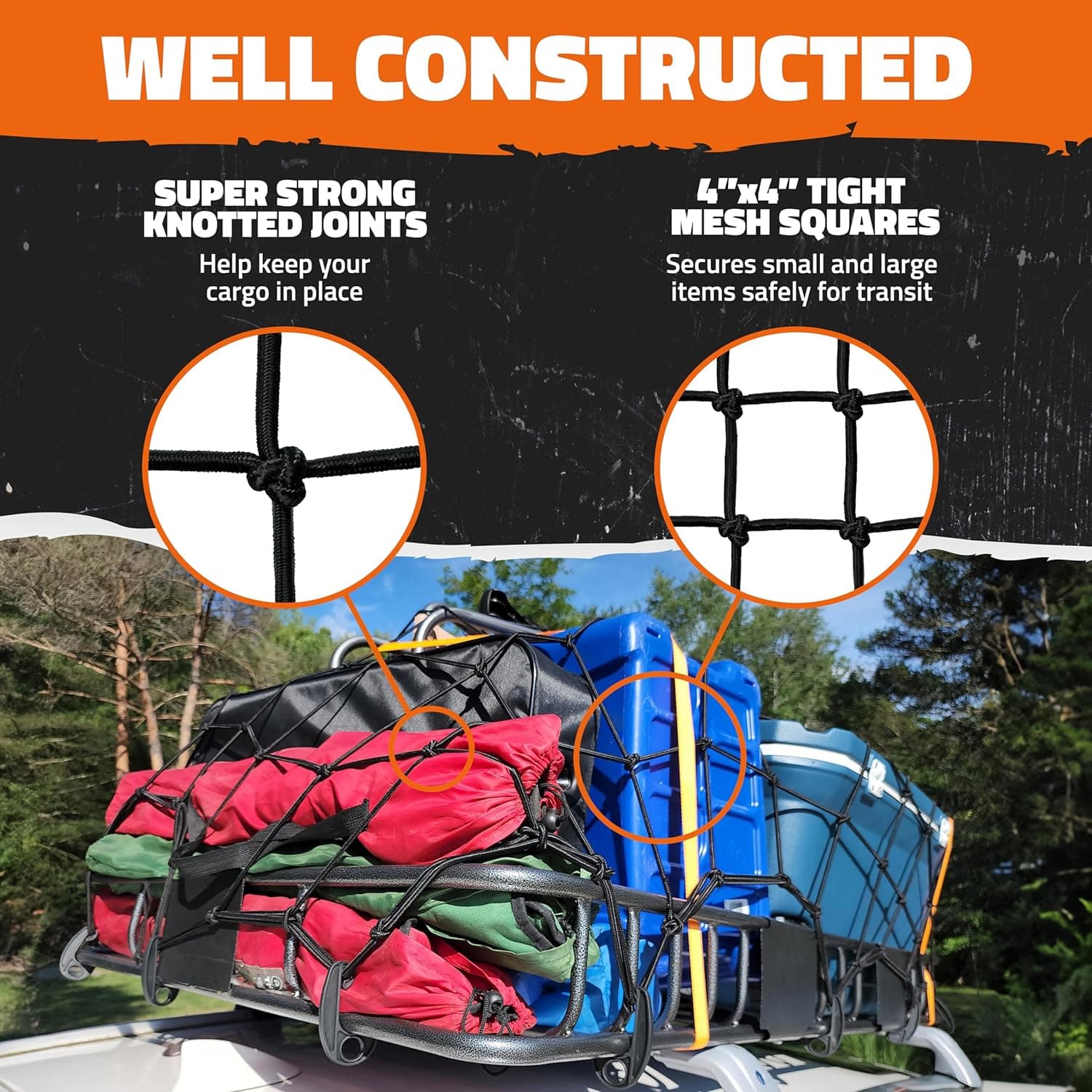 Heavy-Duty Stretch Bungee Nets | MOCKINS - Mockins