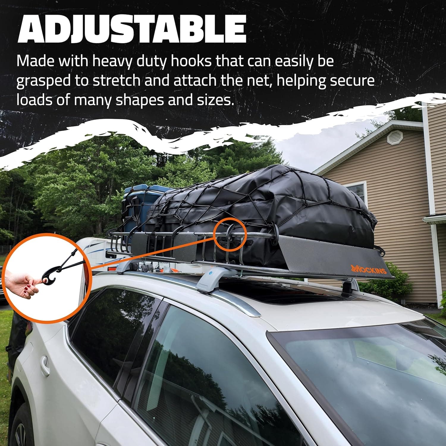 Heavy-Duty Stretch Bungee Nets | MOCKINS - Mockins
