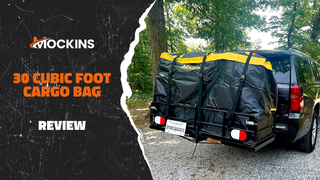 60"x24"x36" Weatherproof Cargo Bag | 30 Cu.Ft Hitch Mount Carrier Bag ...
